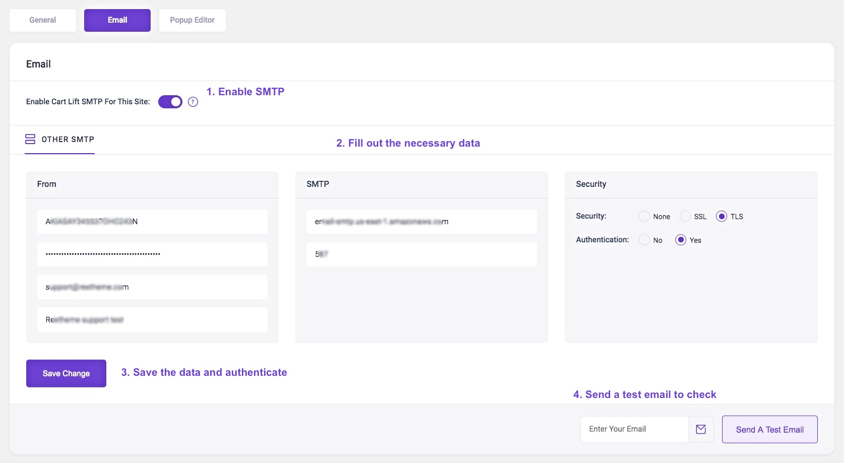 How To Integrate SMTP Through Cart Lift » RexTheme How To Integrate SMTP Through Cart Lift » RexTheme