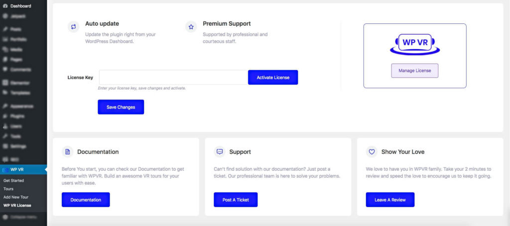 WP VR Basic Plugin Overview » RexTheme