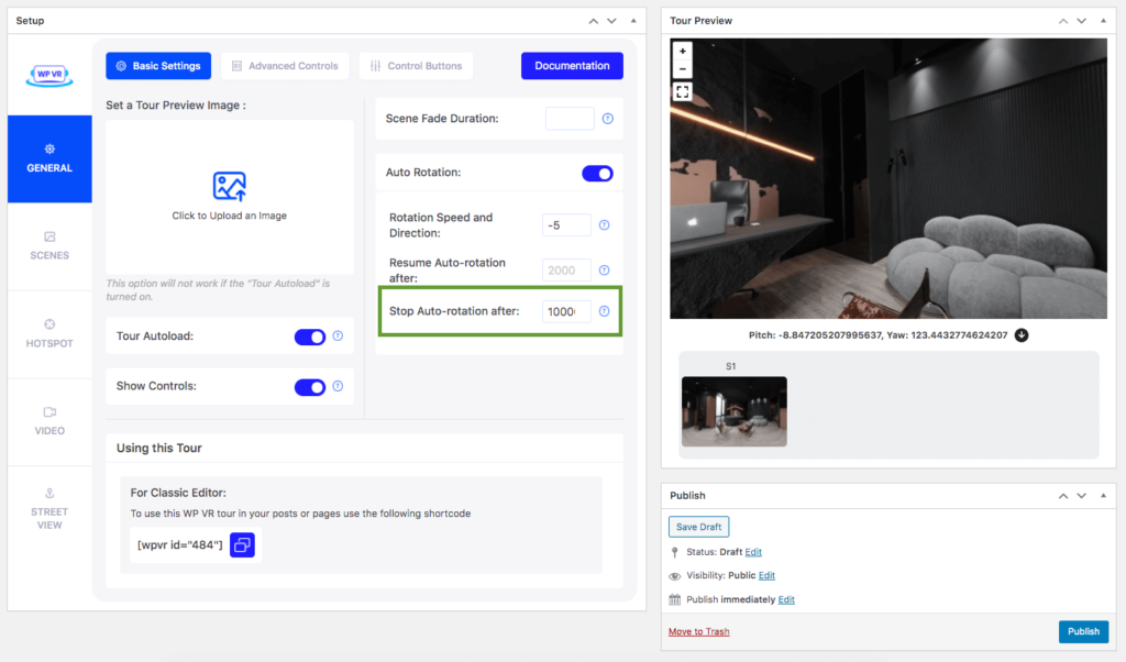How to Enable Auto Rotation For Your 360 Virtual Tour - WP VR » WPVR