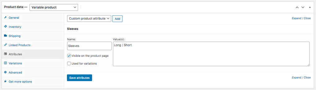 How to Create Custom Product Attributes in WooCommerce