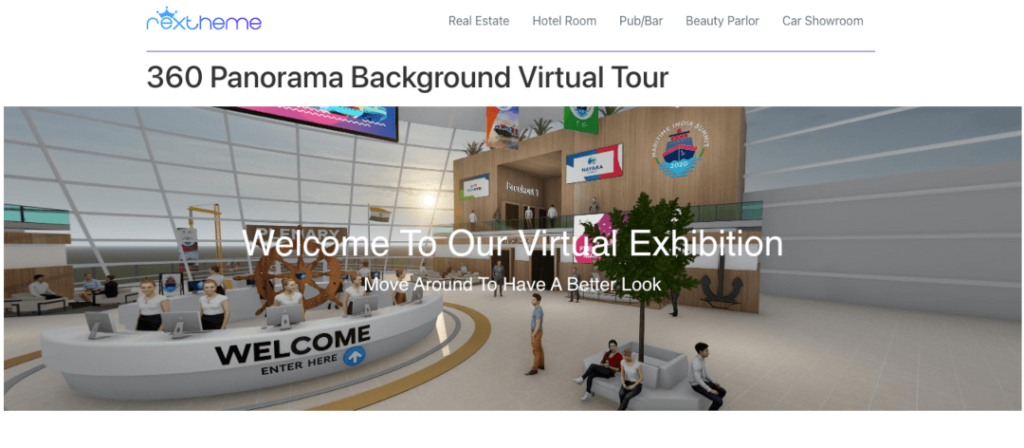 How To Set A 360 Panorama Background Virtual Tour » RexTheme