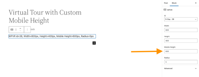 How To Set Custom Height for Mobile Devices to Your Virtual Tours ...