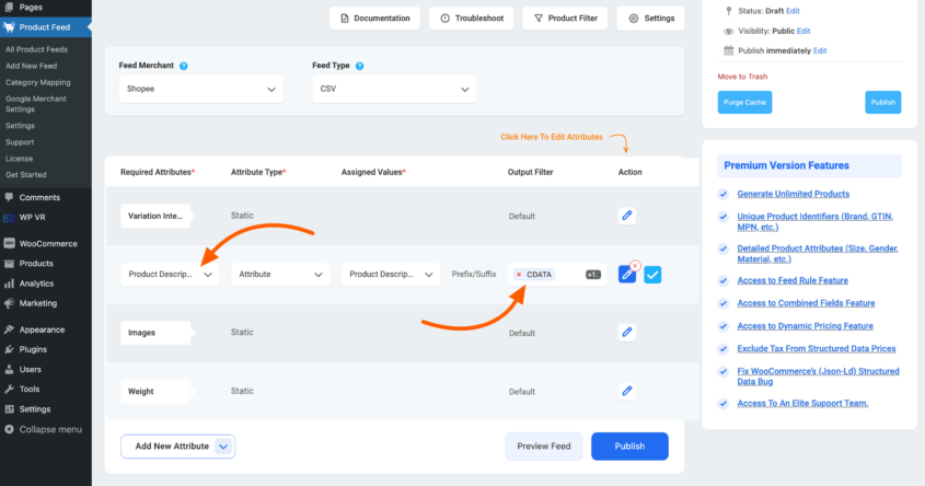 How To Include Cdata In An Xml Feed Attribute Tag Rextheme 