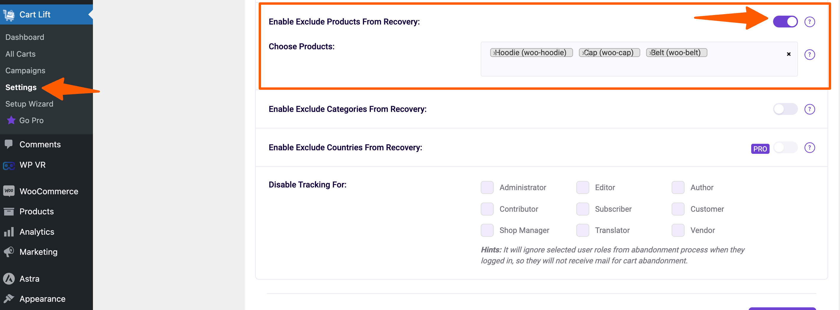 How To Set Conditions Top Exclude Carts From Recovery Email Campaigns