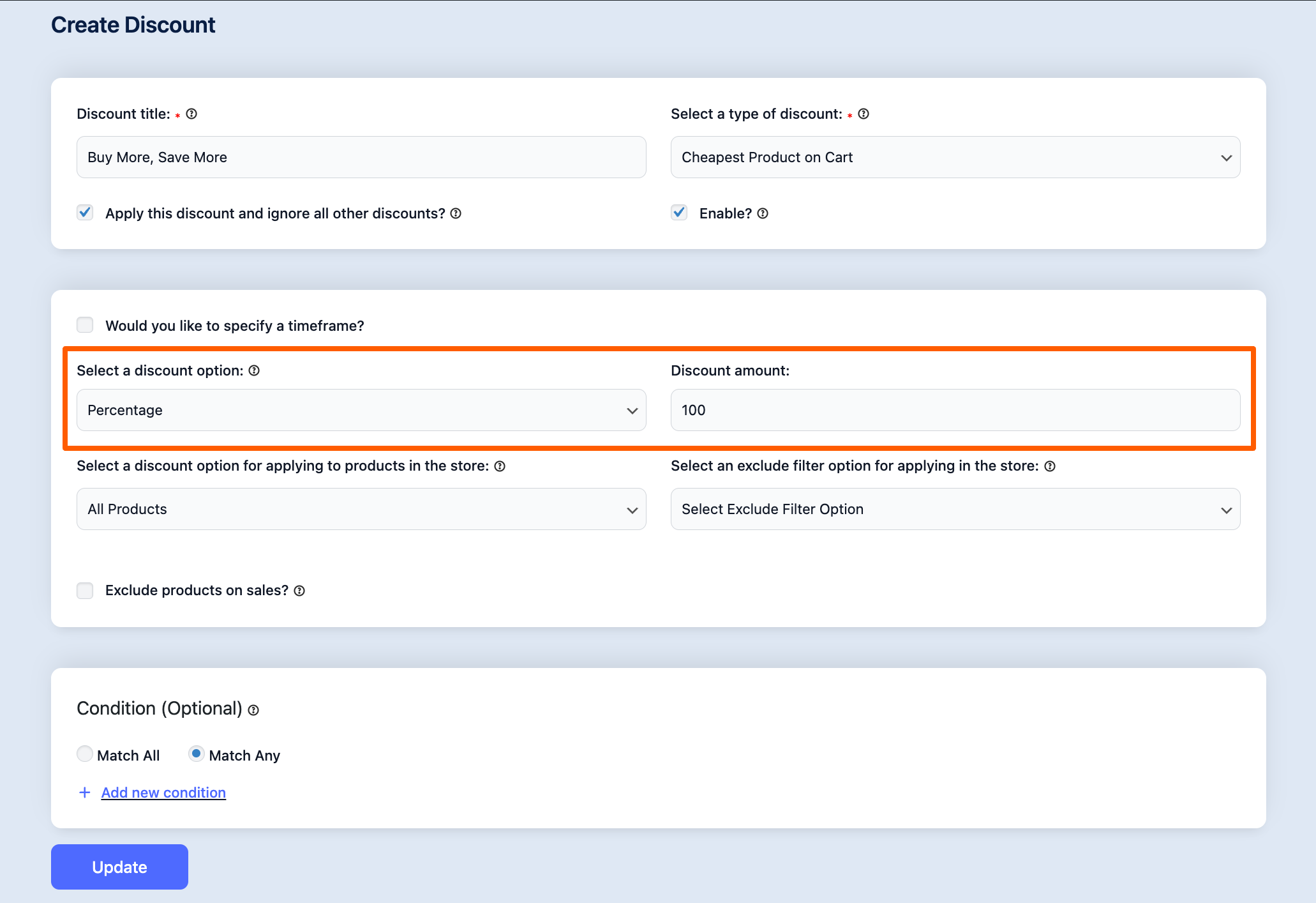 How To Apply discount To The cheapest product In The Cart » RexTheme