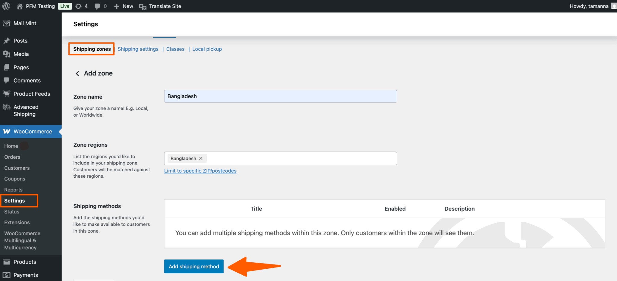 Basic Plugin Overview – Advanced Shipping For WooCommerce » RexTheme